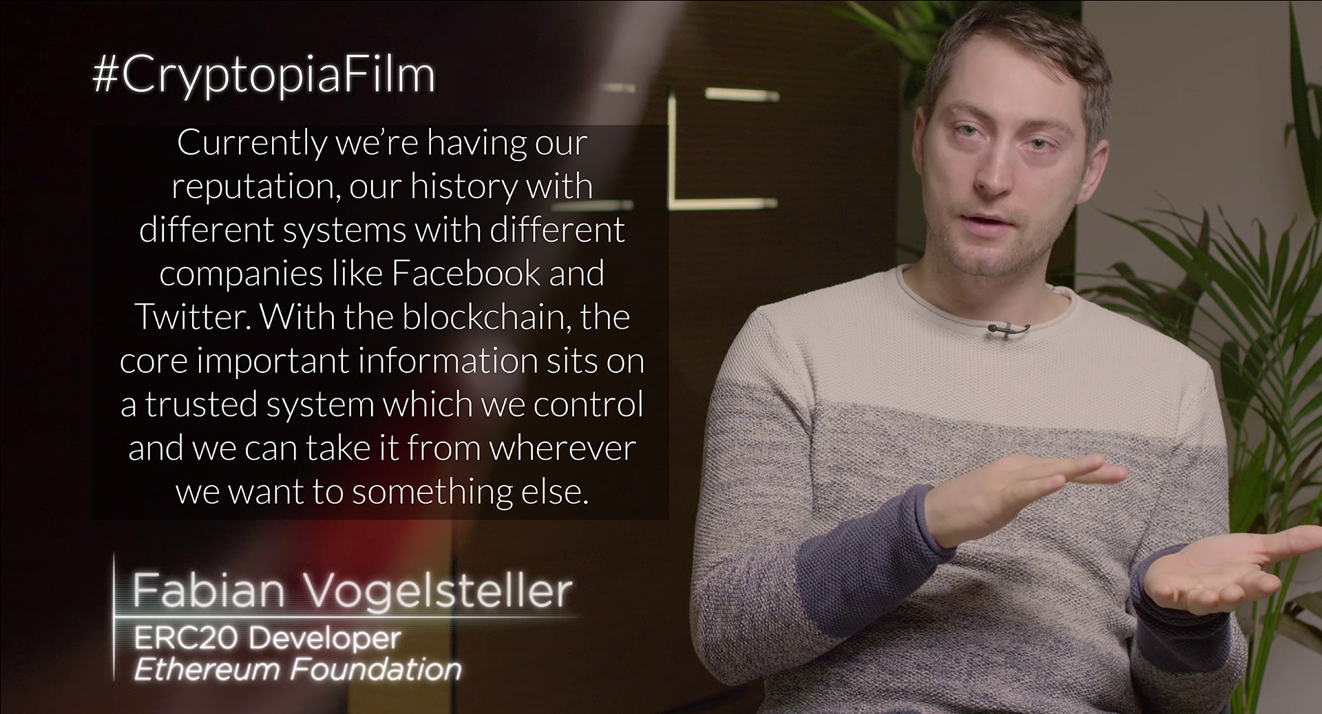 CRYPTOPIA - Bitcoin, Blockchains and the Future of the Internet